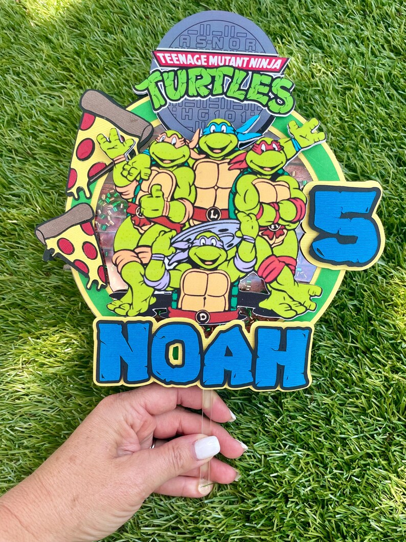 Ninja Turtles Cake Topper |turtle Cake Topper | Personalized Turtle ...