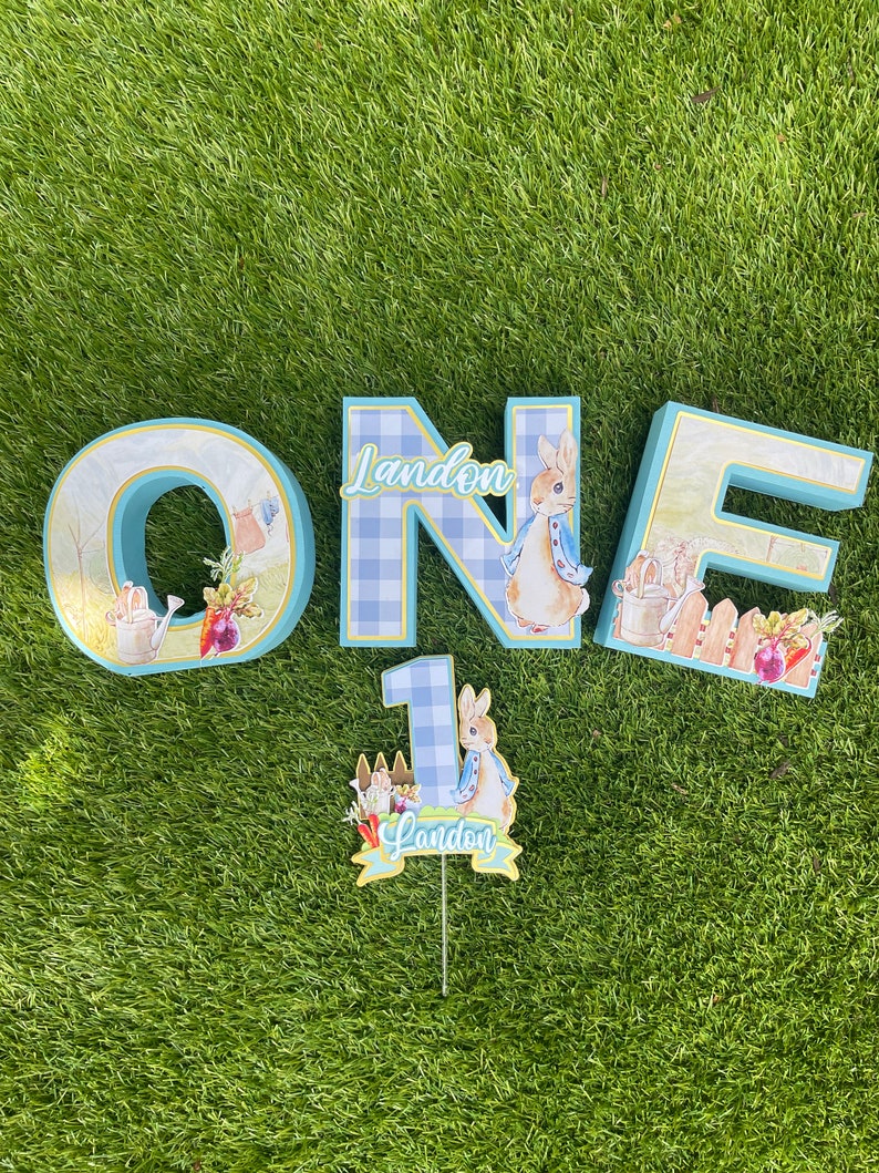 Peter Rabbit Cake Topper / Peter Rabbit Decorations/ Peter - Etsy