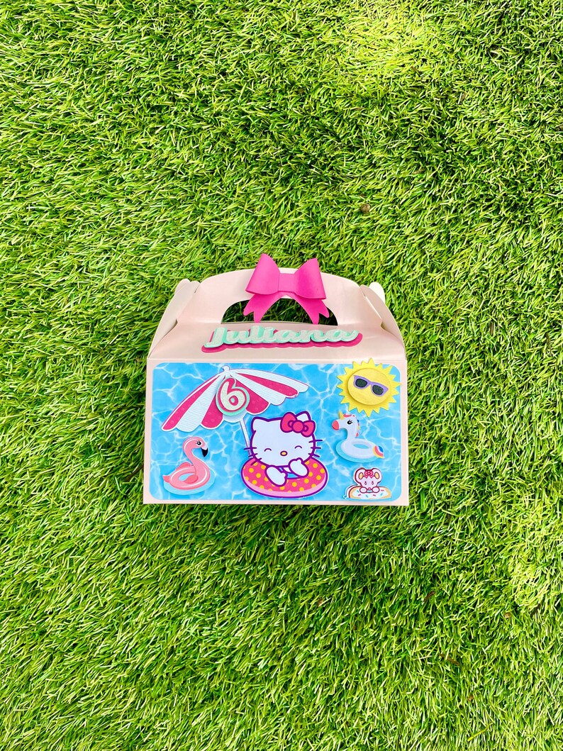 Kitty Party Box, Kitty Theme Goody Box, Hello Birthday Decoration ...