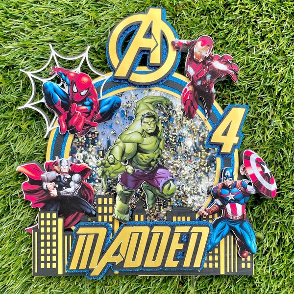 Avengers Cake Topper - Etsy