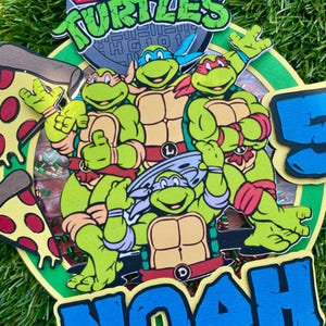 Ninja Turtles Cake Topper |turtle Cake Topper | Personalized Turtle ...
