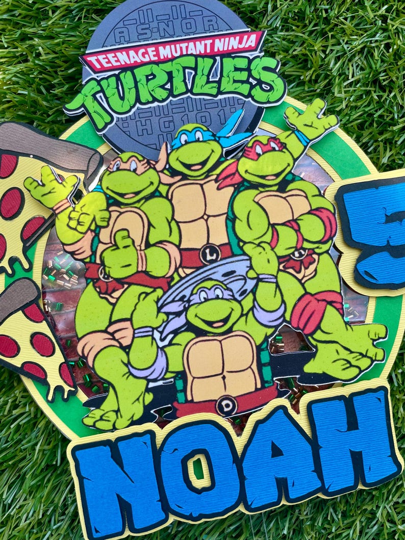 Ninja Turtles Cake Topper |turtle Cake Topper | Personalized Turtle ...