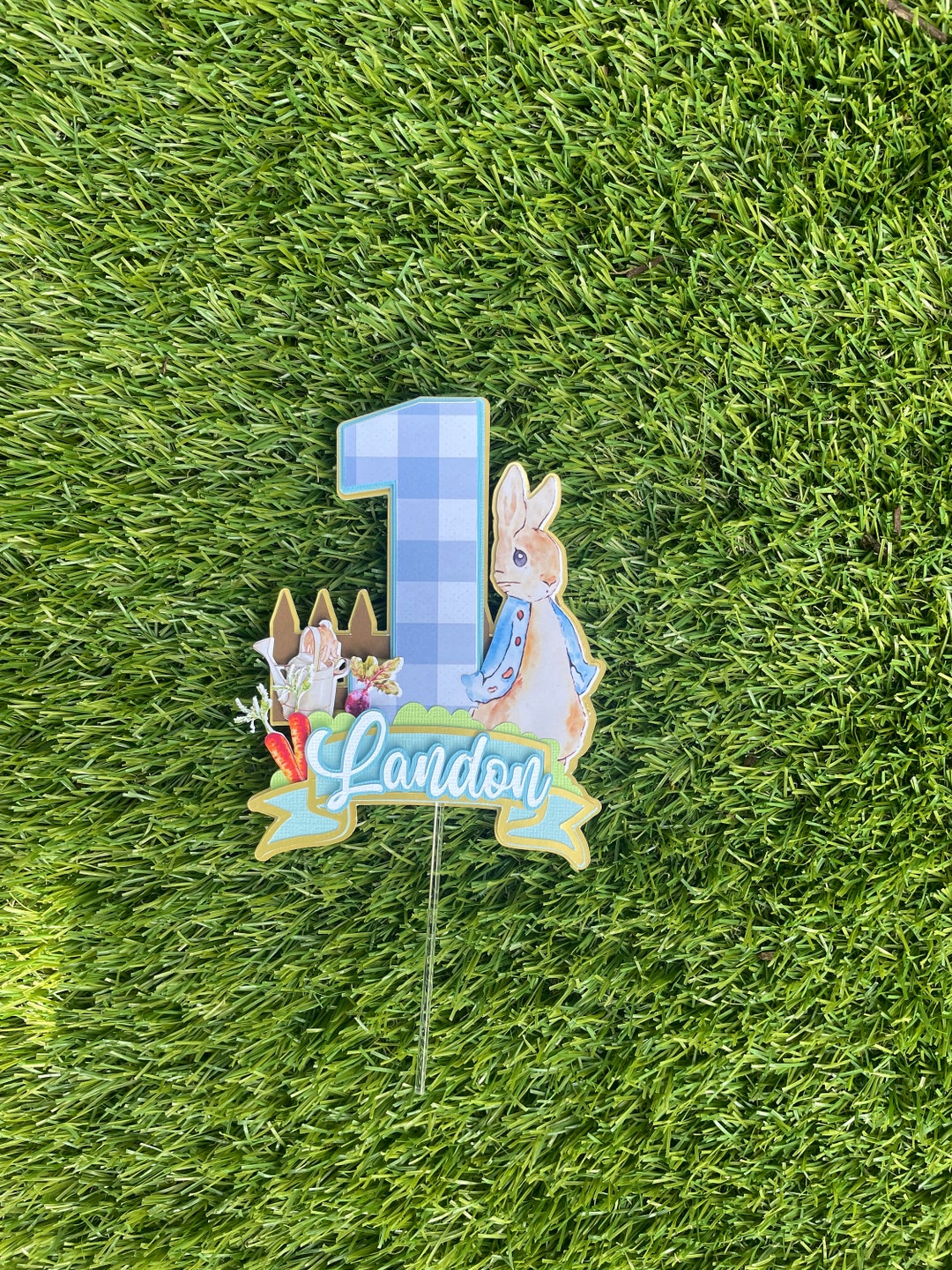 Peter Rabbit Cake Topper / Peter Rabbit Decorations/ Peter - Etsy