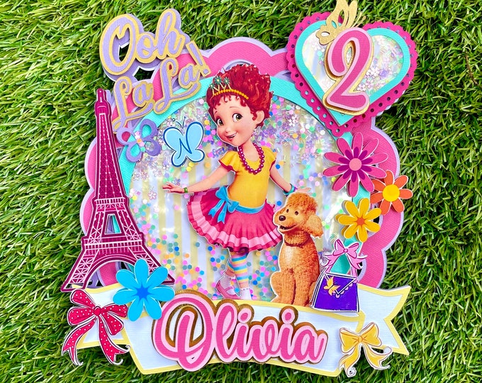 Fancy Nancy Cake Topper, Fancy Nancy Paris Cake Topper, Fancy Nancy ...