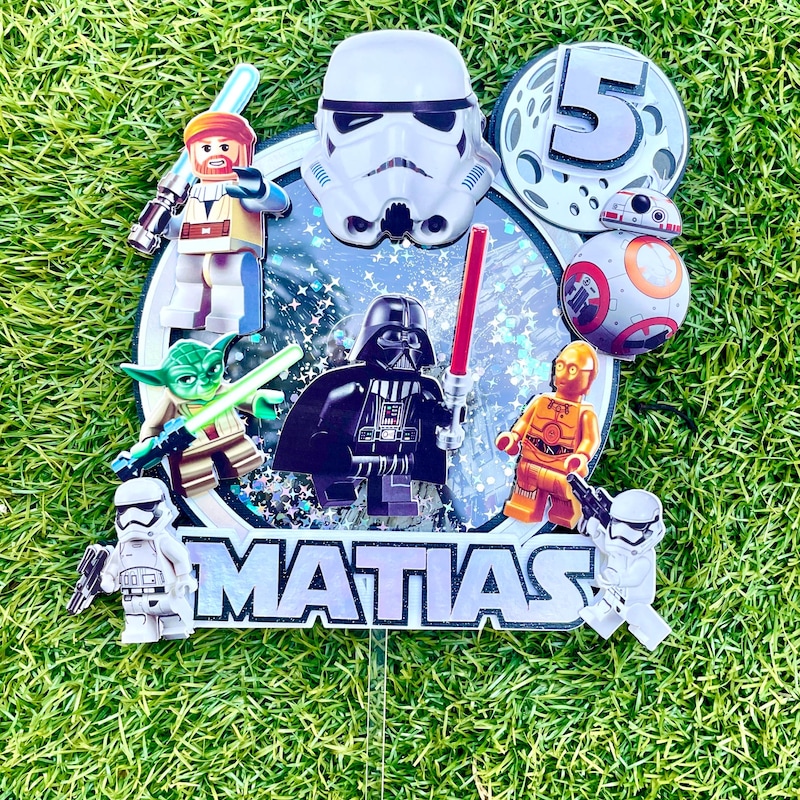 Star wars cake topper - Etsy