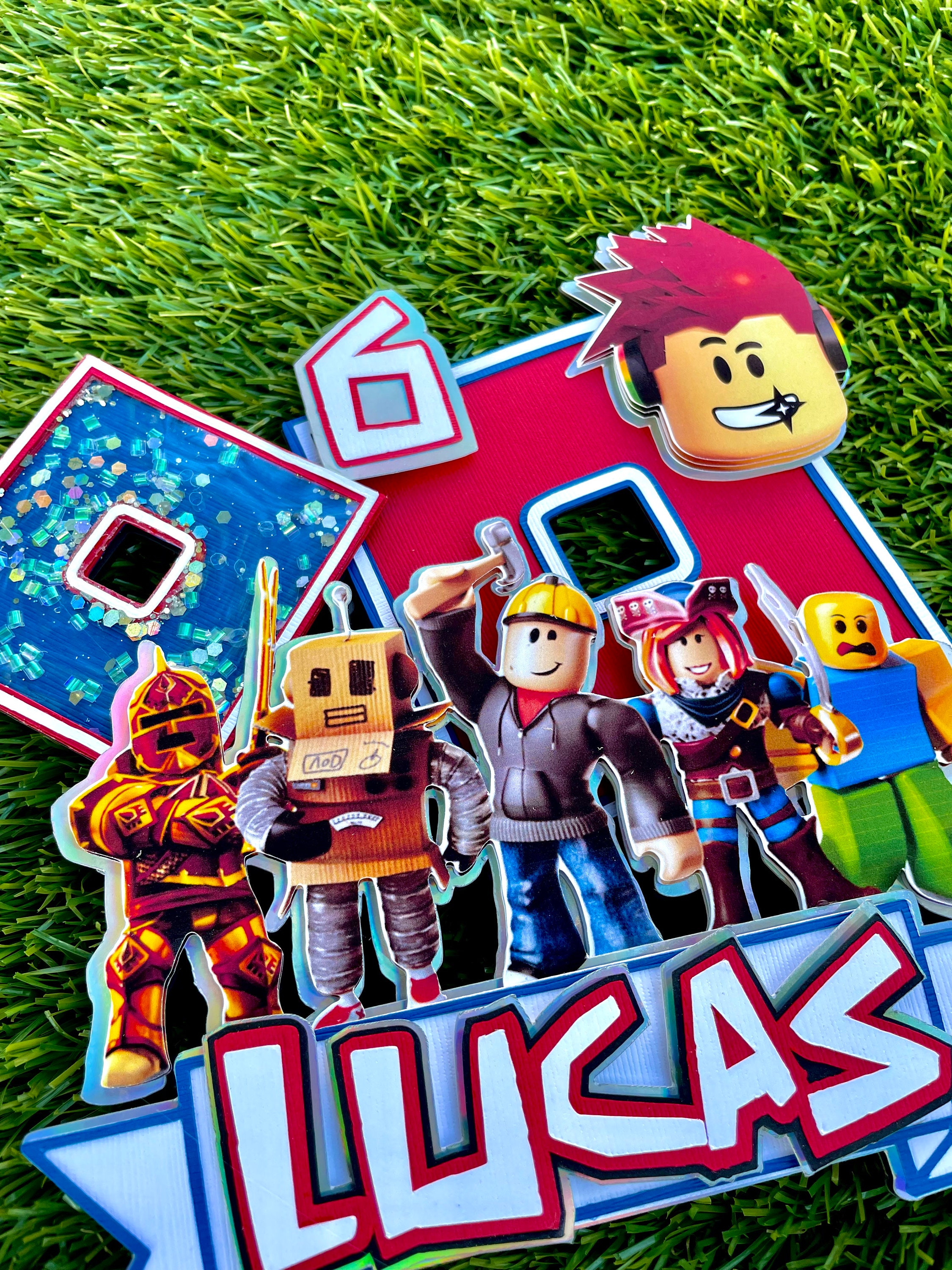 Roblox Cake Topper Roblox Birthday Theme Roblox Birthday - Etsy Australia