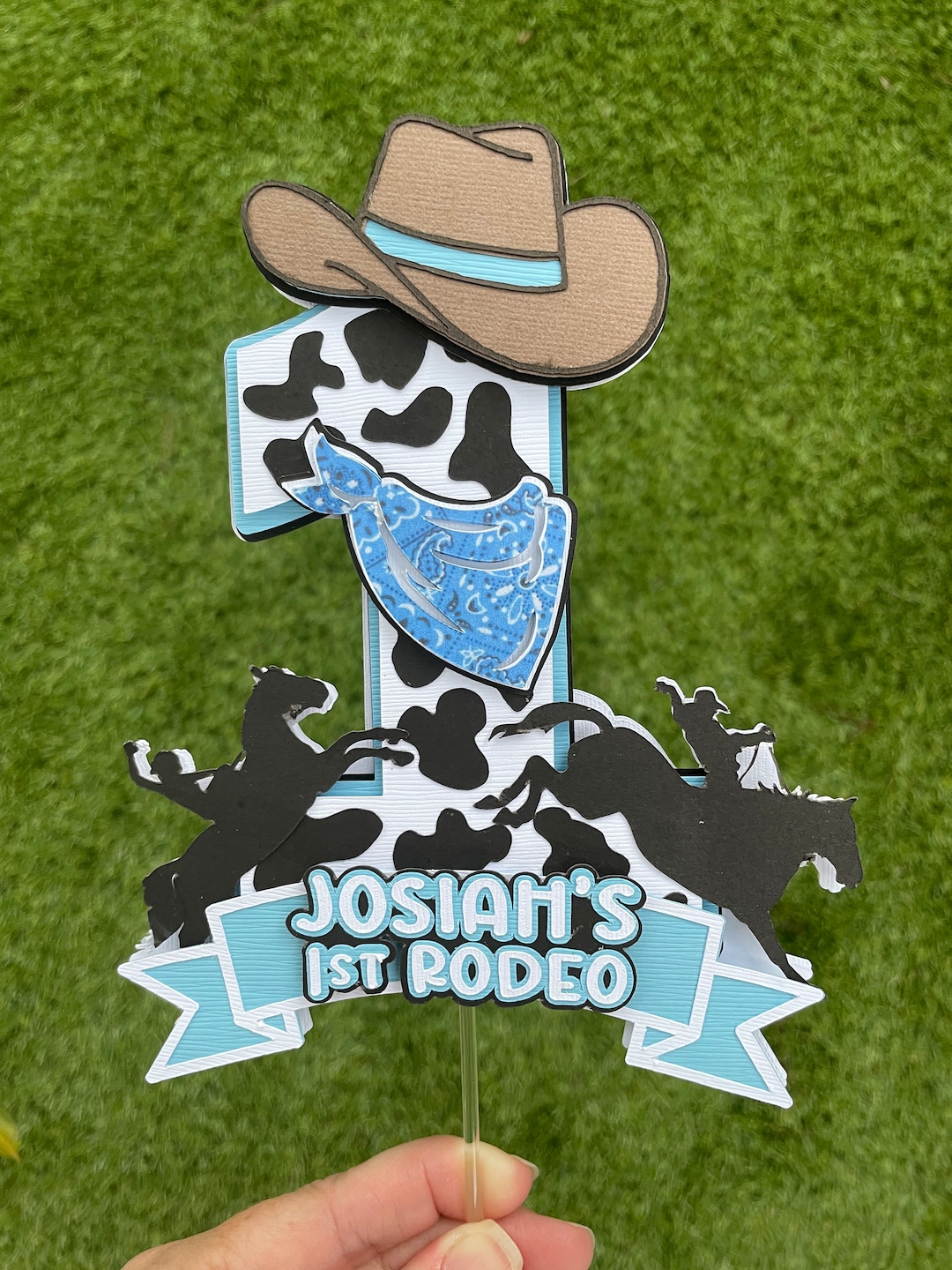 Rodeo Cake Topper, Rodeo One Cake Topper, Cowboy Cake Topper, Rodeo ...