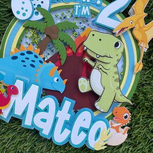 Dinosaur Cake Topper, Dino Party Decor, Dinosaur Birthday Theme, Dino ...