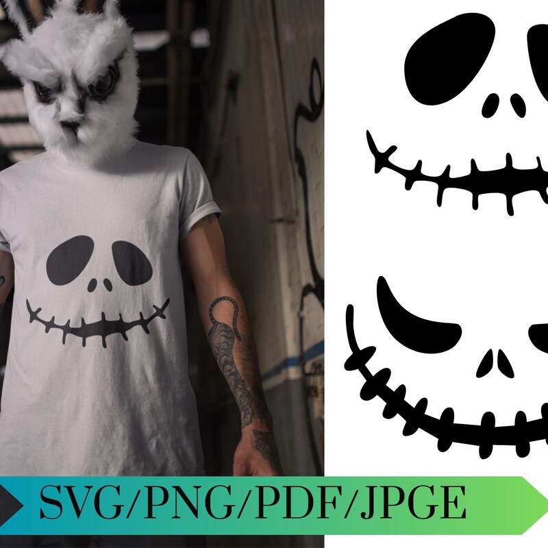 Skeleton Face Mask - Etsy