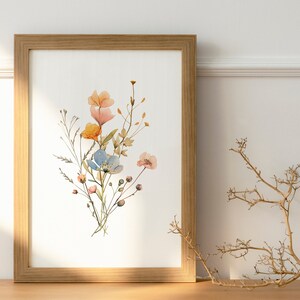 Dainty Florals Watercolor Clipart Set | DIY Floral Elements, Flower ...