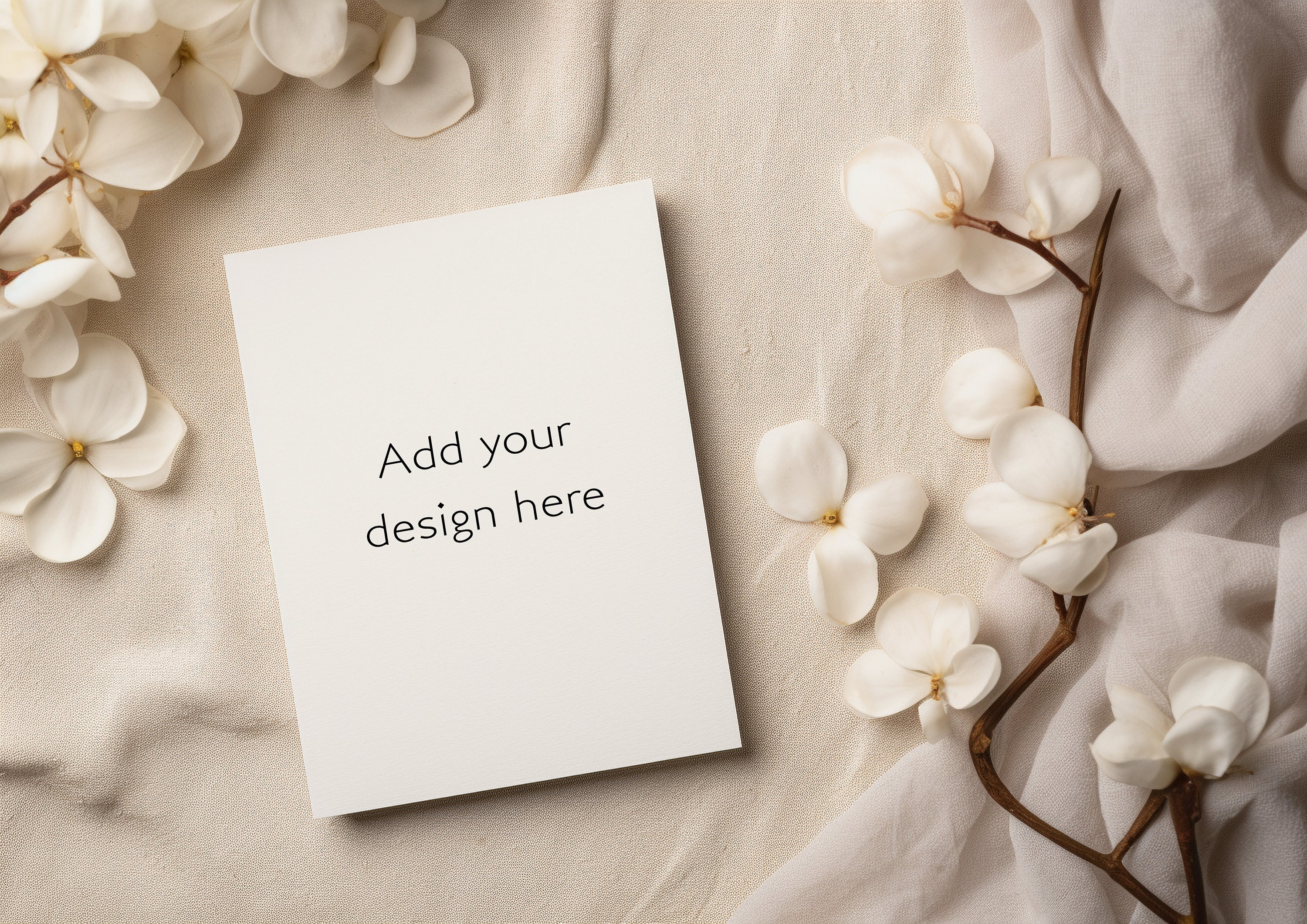 15 X Boho Card Mockup Bundle 5x7 Mockup Bundle PSD Simple Greeting Card ...