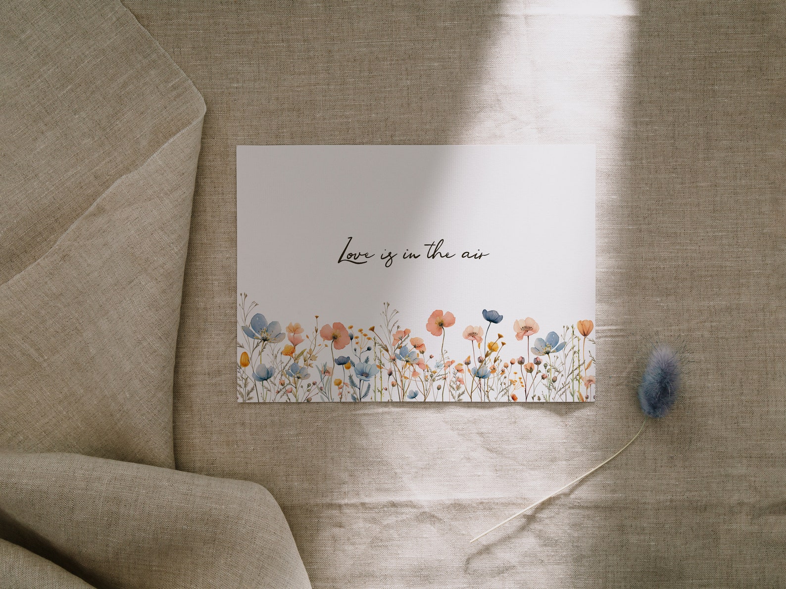 Dainty Florals Border Set Watercolor Floral Clipart Wildflowers Wedding ...