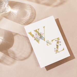 Gold Alphabet Clipart | Floral Gold Alphabet | Gold Letter | Floral ...