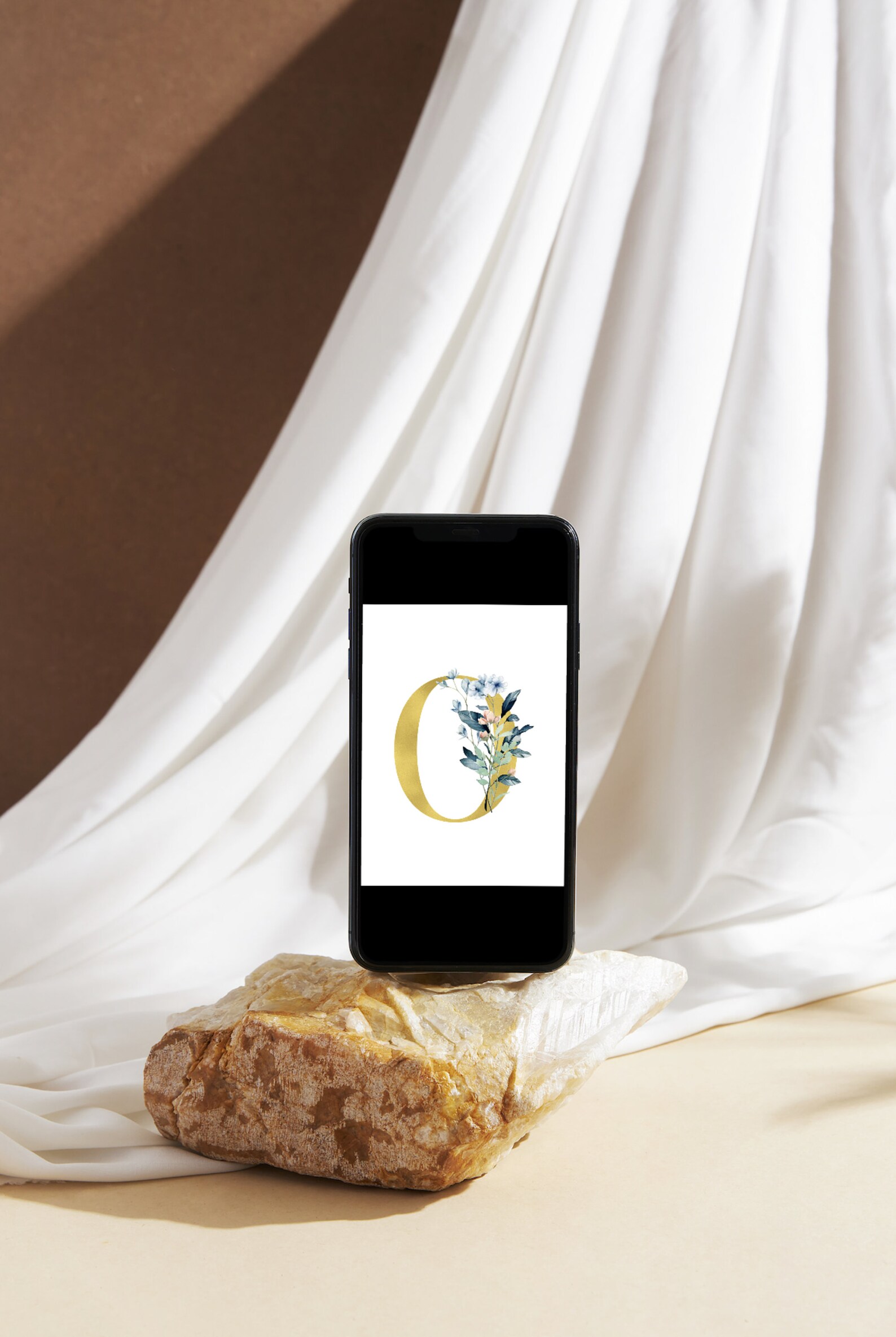 Gold Alphabet Clipart | Floral Gold Alphabet | Gold Letter | Floral ...