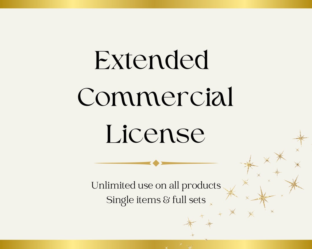 Unlimited Commercial License | for the Sale of All Products in the Pink ...