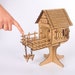 Treehouse Laser Cut Wooden House Digital Download Cdr, Dxf, Ai, Pdf ...