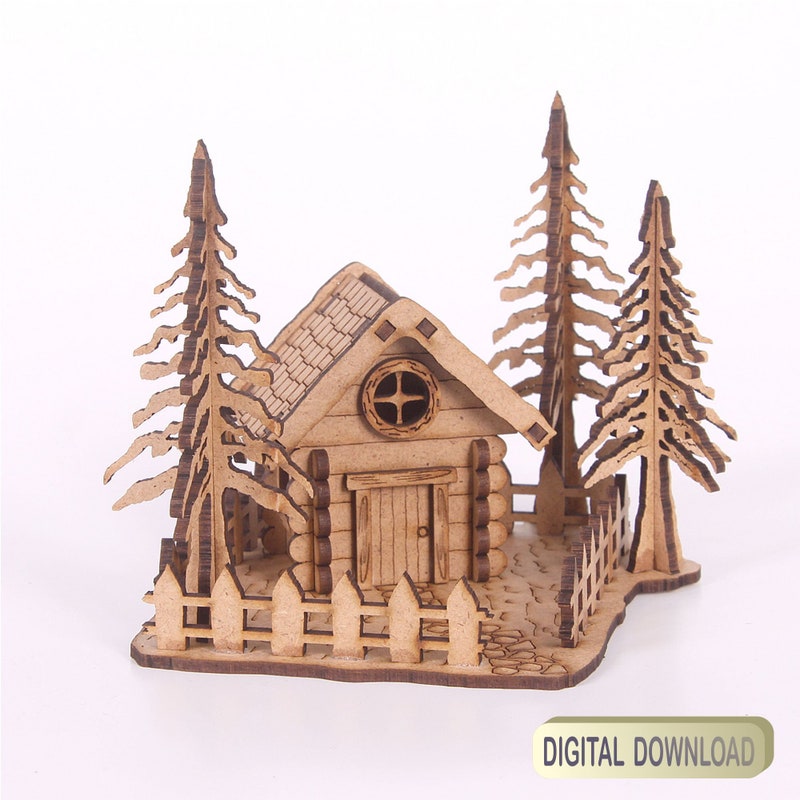 3mm Laser Cut House - Etsy