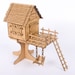 Treehouse Laser Cut Wooden House Digital Download Cdr, Dxf, Ai, Pdf ...