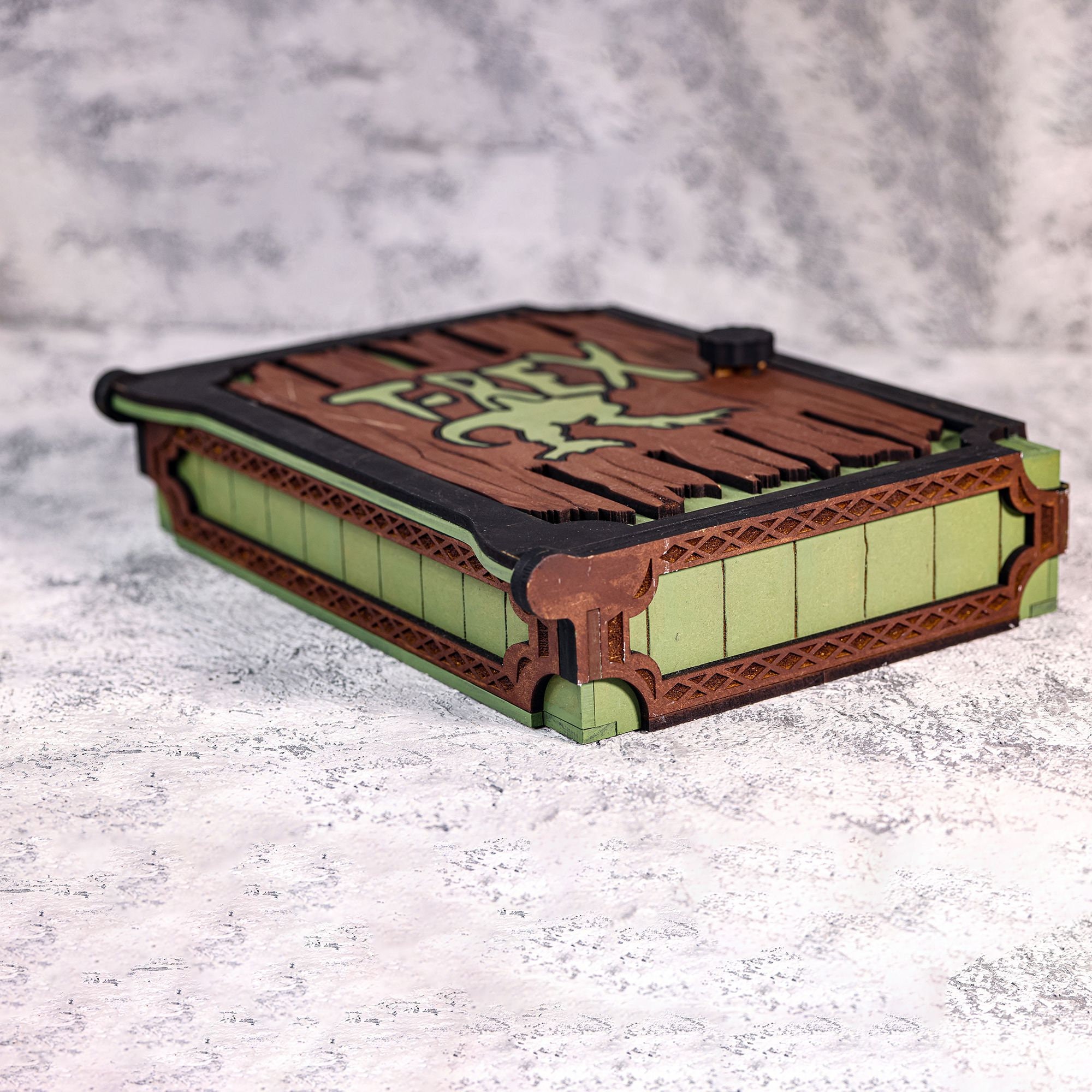 Houten doos,laser gesneden houten speelgoed doos.Digitale download 3mm ...