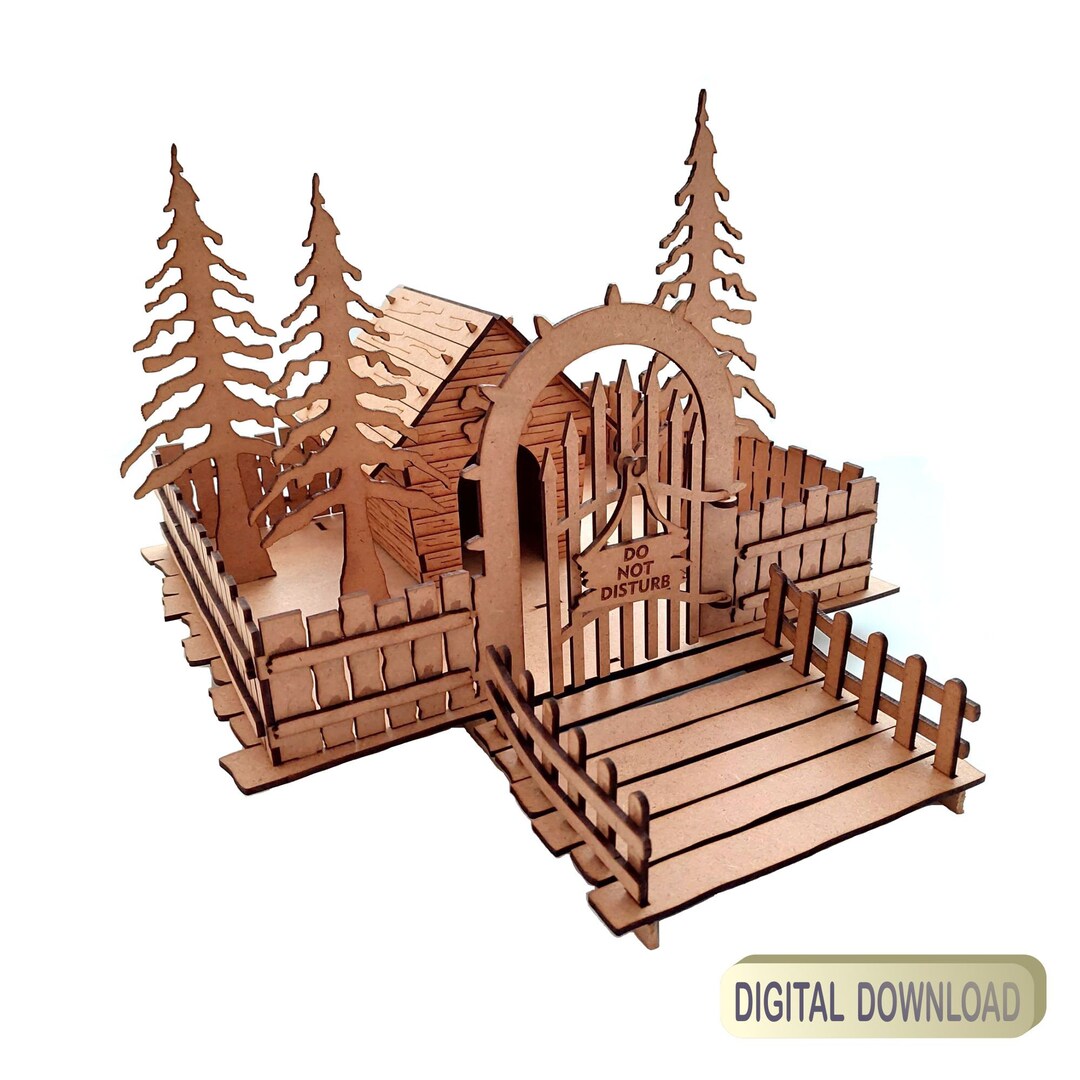 Laser Cut Decorative Dog House Dxf,svg,cdr,ai,pdf Digital Download - Etsy