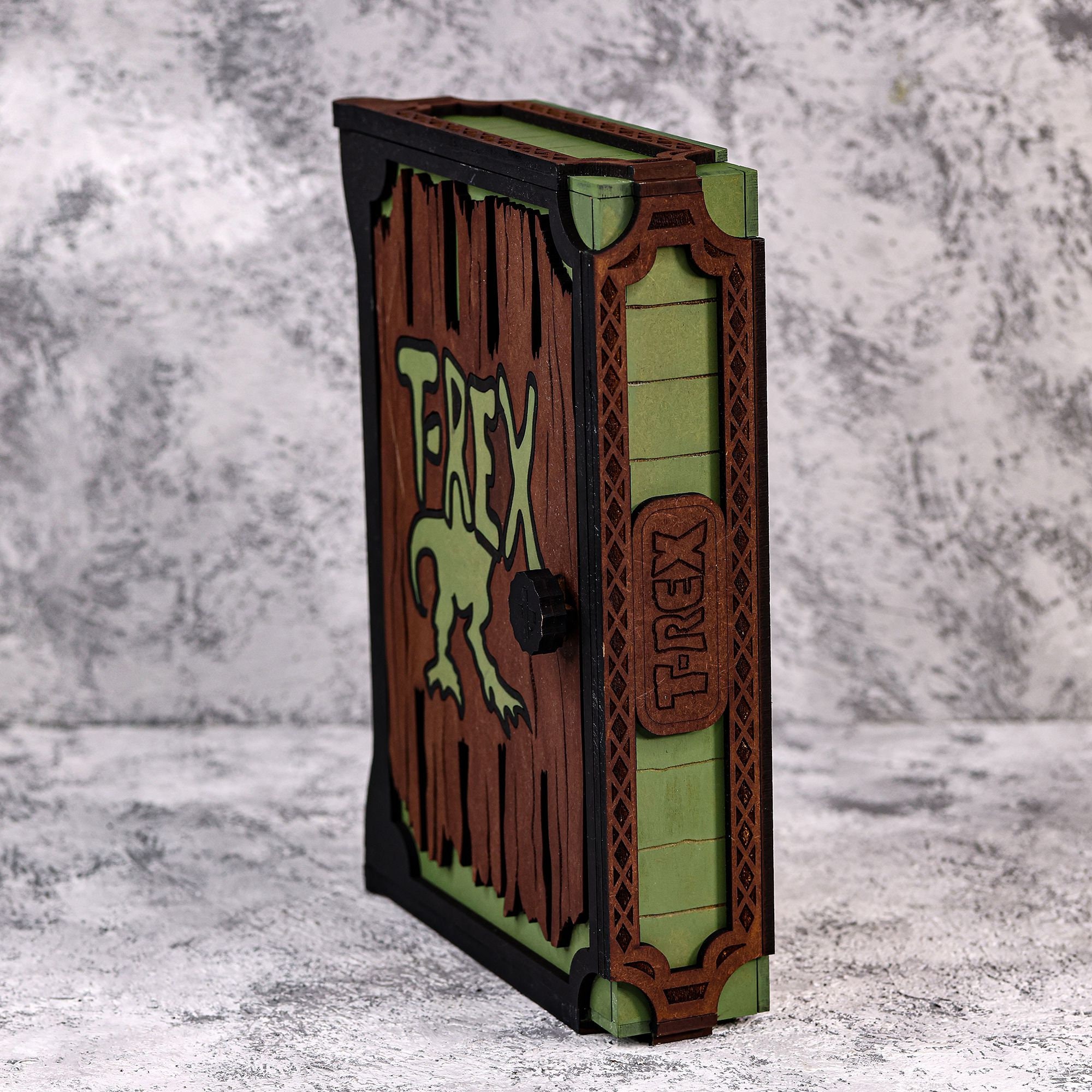 Houten doos,laser gesneden houten speelgoed doos.Digitale download 3mm ...