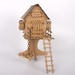 Treehouse Laser Cut Wooden House Digital Download Cdr, Dxf, Ai, Pdf ...
