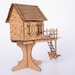 Treehouse Laser Cut Wooden House Digital Download Cdr, Dxf, Ai, Pdf ...