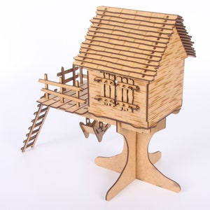 Treehouse Laser Cut Wooden House Digital Download Cdr, Dxf, Ai, Pdf ...