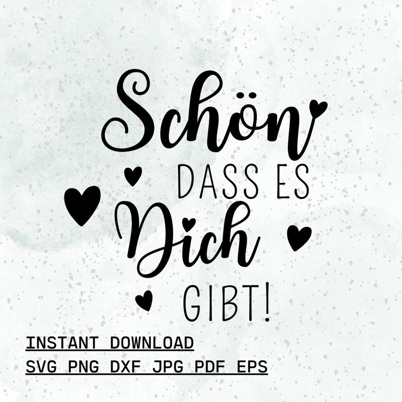 Druckvorlage schön, dass du da bist - Etsy.de