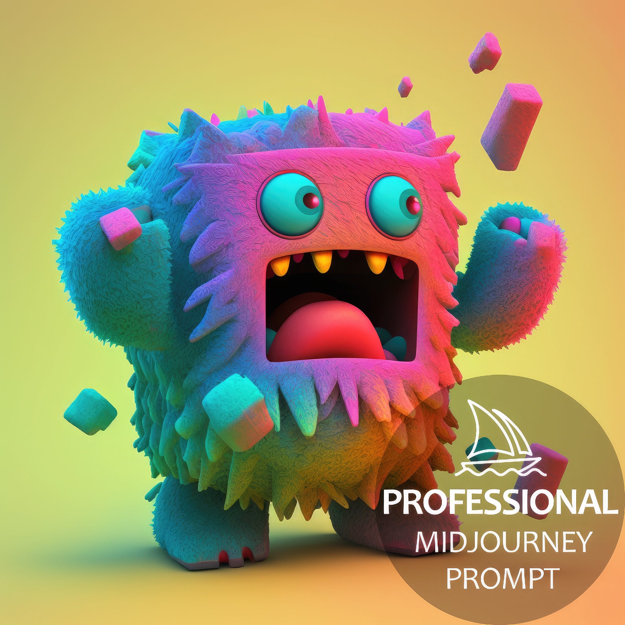 Single Prompt: Midjourney Prompt for 3D Pixar Creatures | Midjourney ...