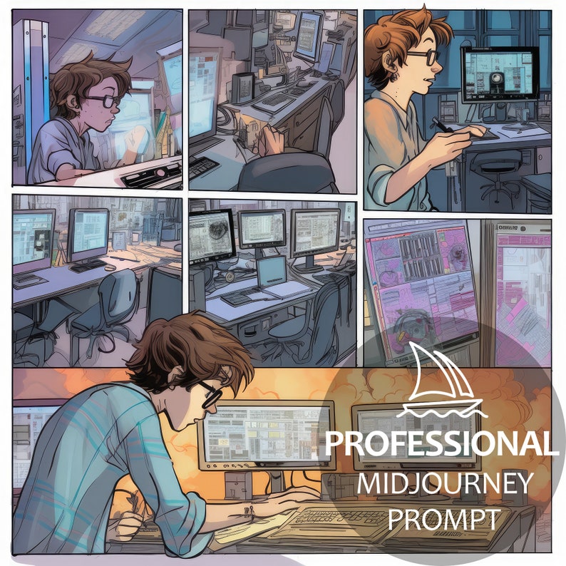 Single Prompt: Midjourney Prompt for Comic Story Boards | Midjourney ...