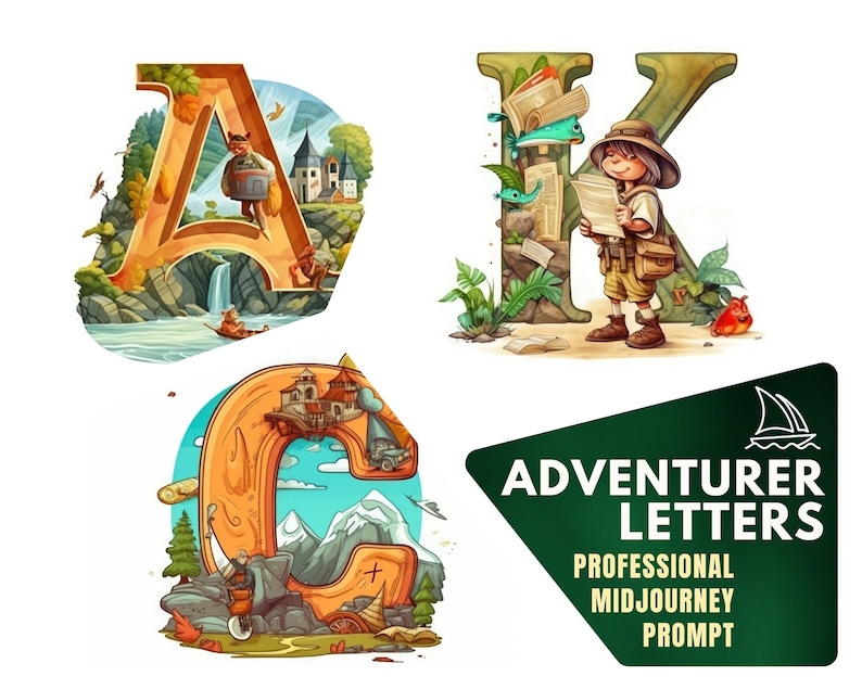 Single Prompt: Nursery Adventurer's Letters Midjourney Prompt ...
