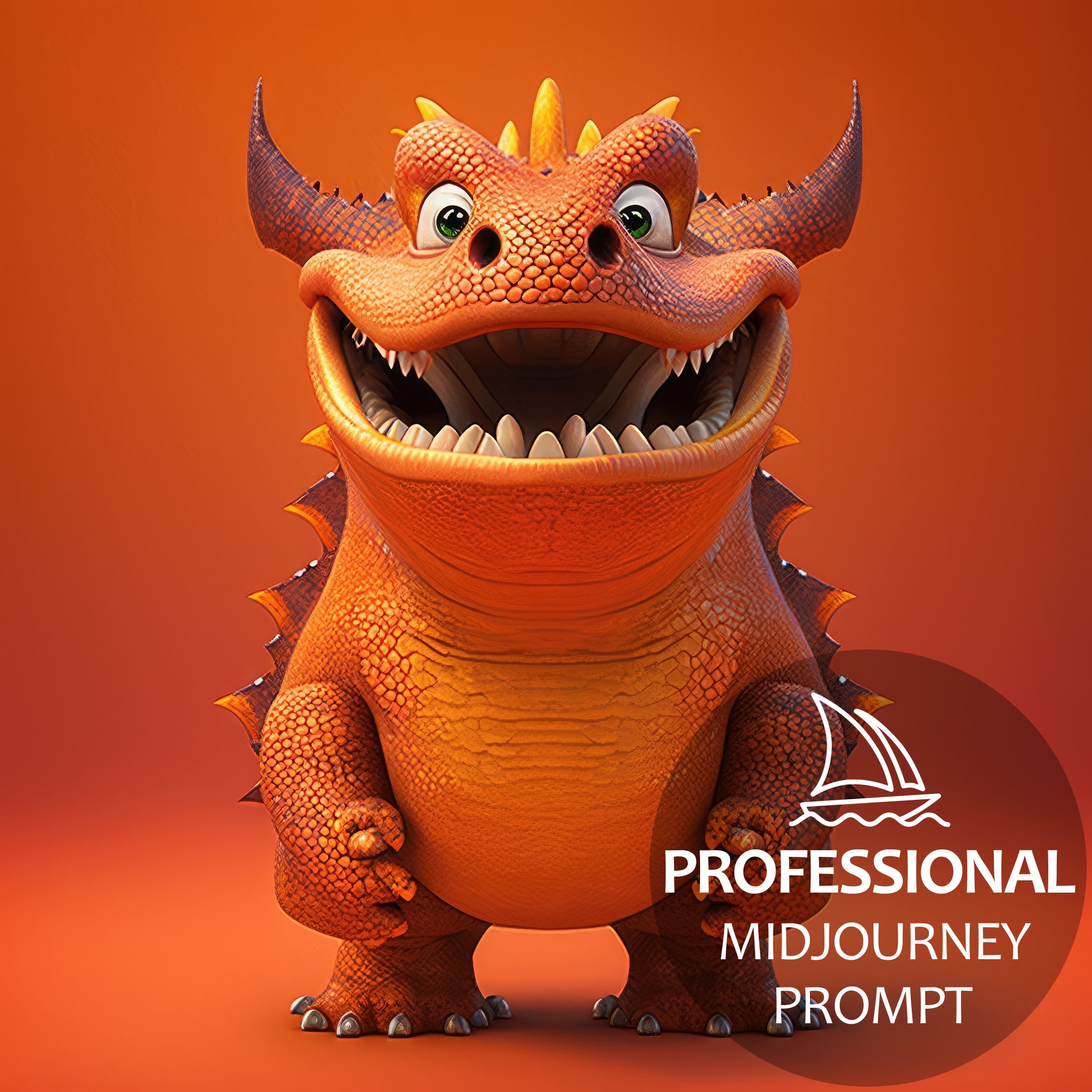 Single Prompt: Midjourney Prompt for 3D Pixar Dragons | Midjourney ...