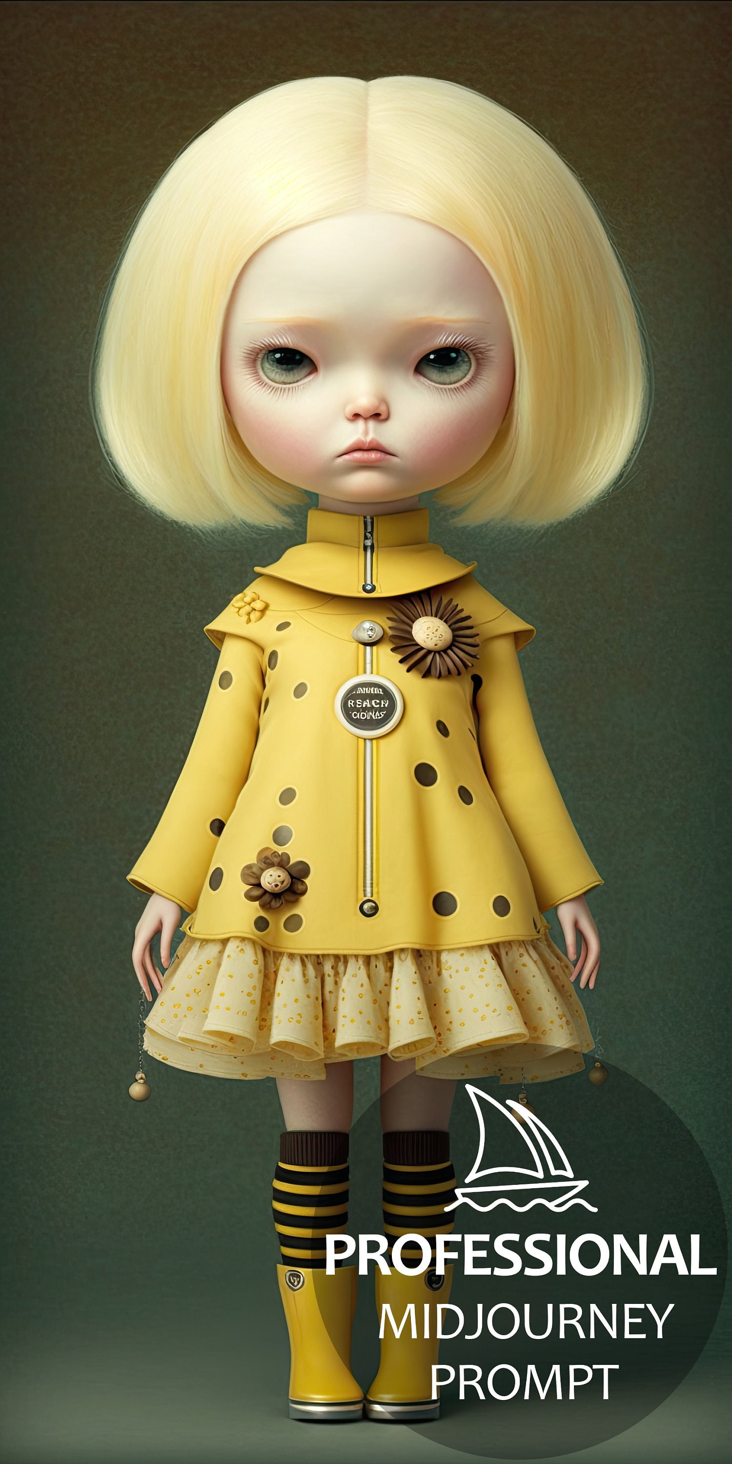 Full Body 3D Punk Realistic Doll Figures Midjourney Prompt - Etsy