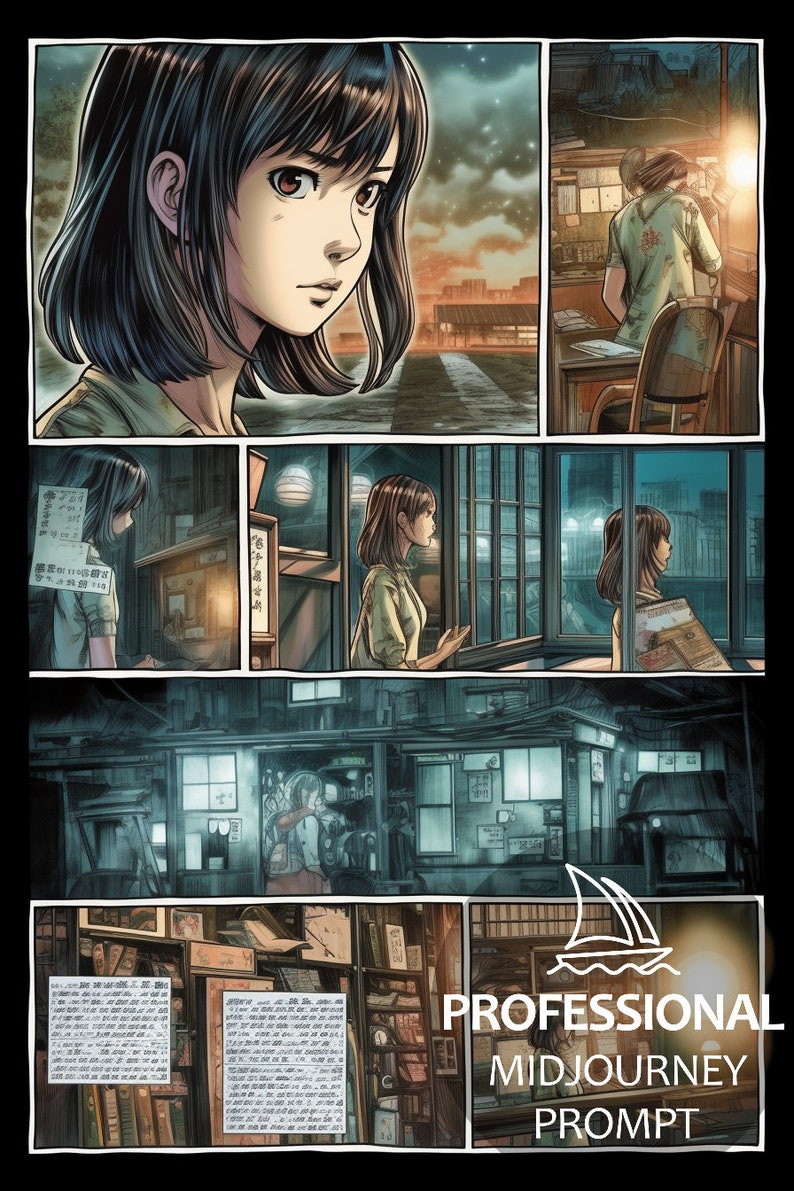 Single Prompt: Midjourney Prompt for Comic Book Pages Midjourney ...