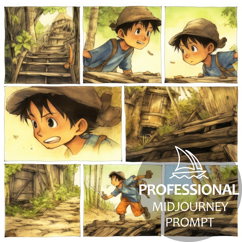 Single Prompt: Midjourney Prompt for Comic Story Boards | Midjourney ...