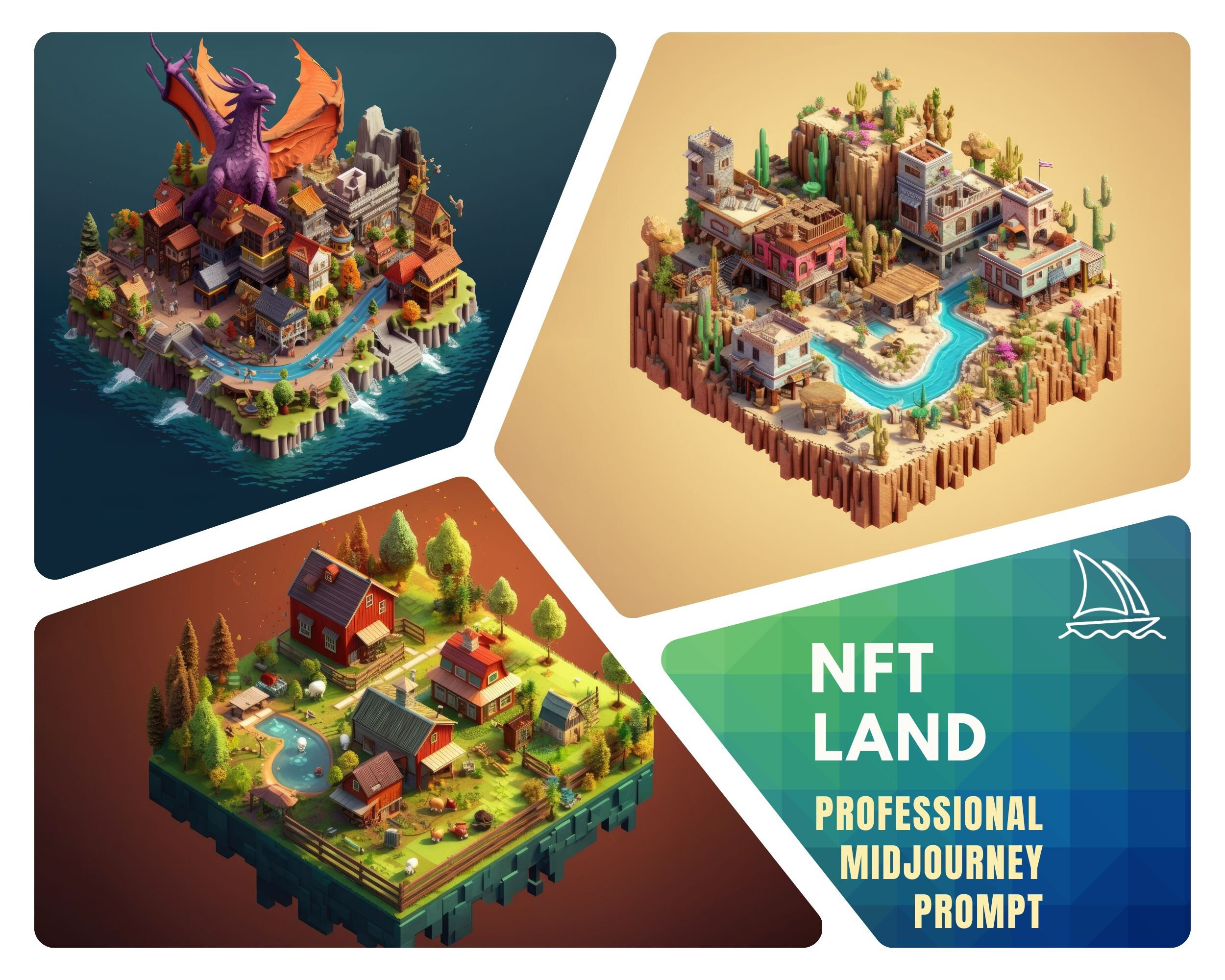 Single Prompt: NFT Land Midjourney Prompt, NFT Prompt for Midjourney ...