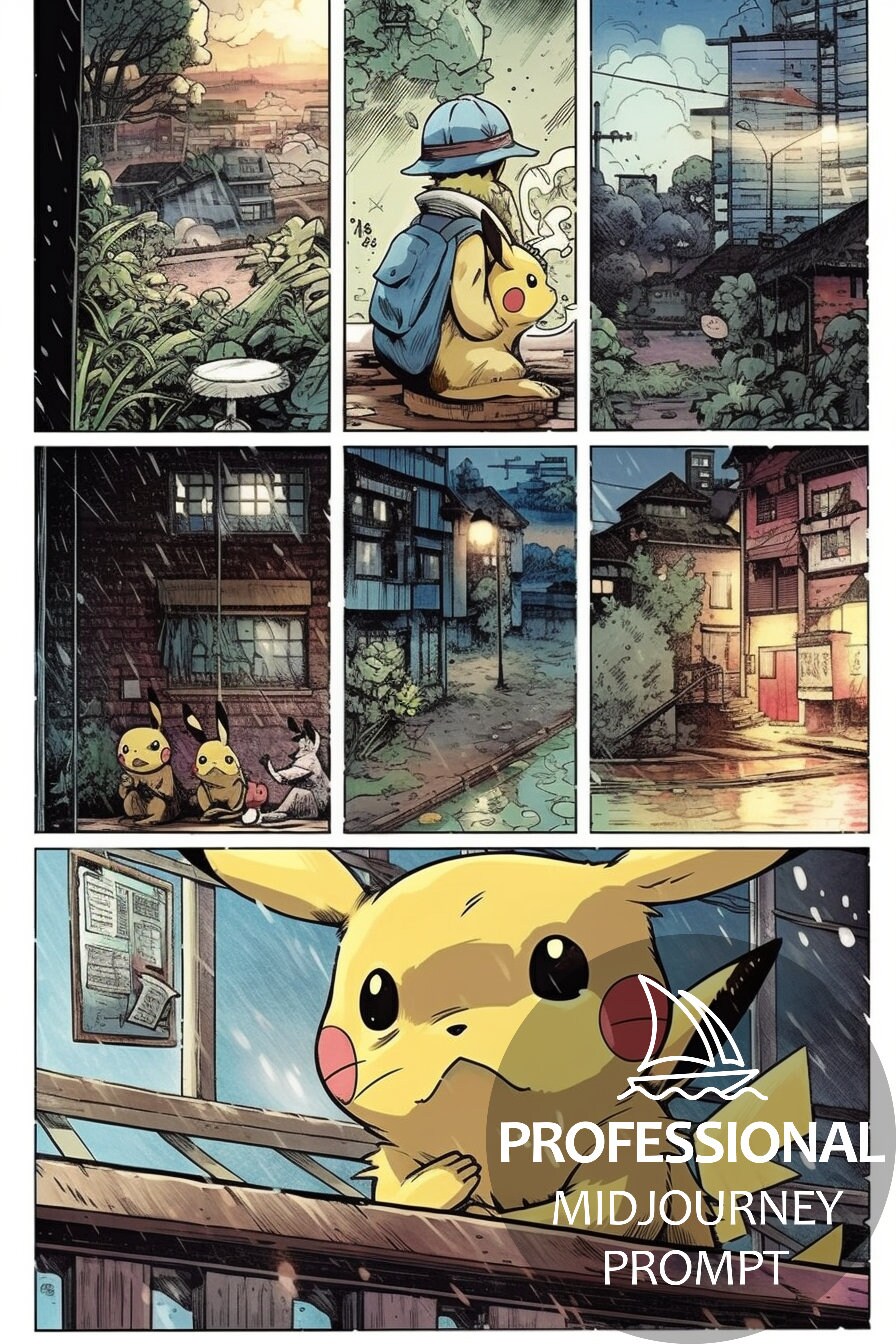 Single Prompt: Midjourney Prompt for Comic Book Pages | Midjourney ...