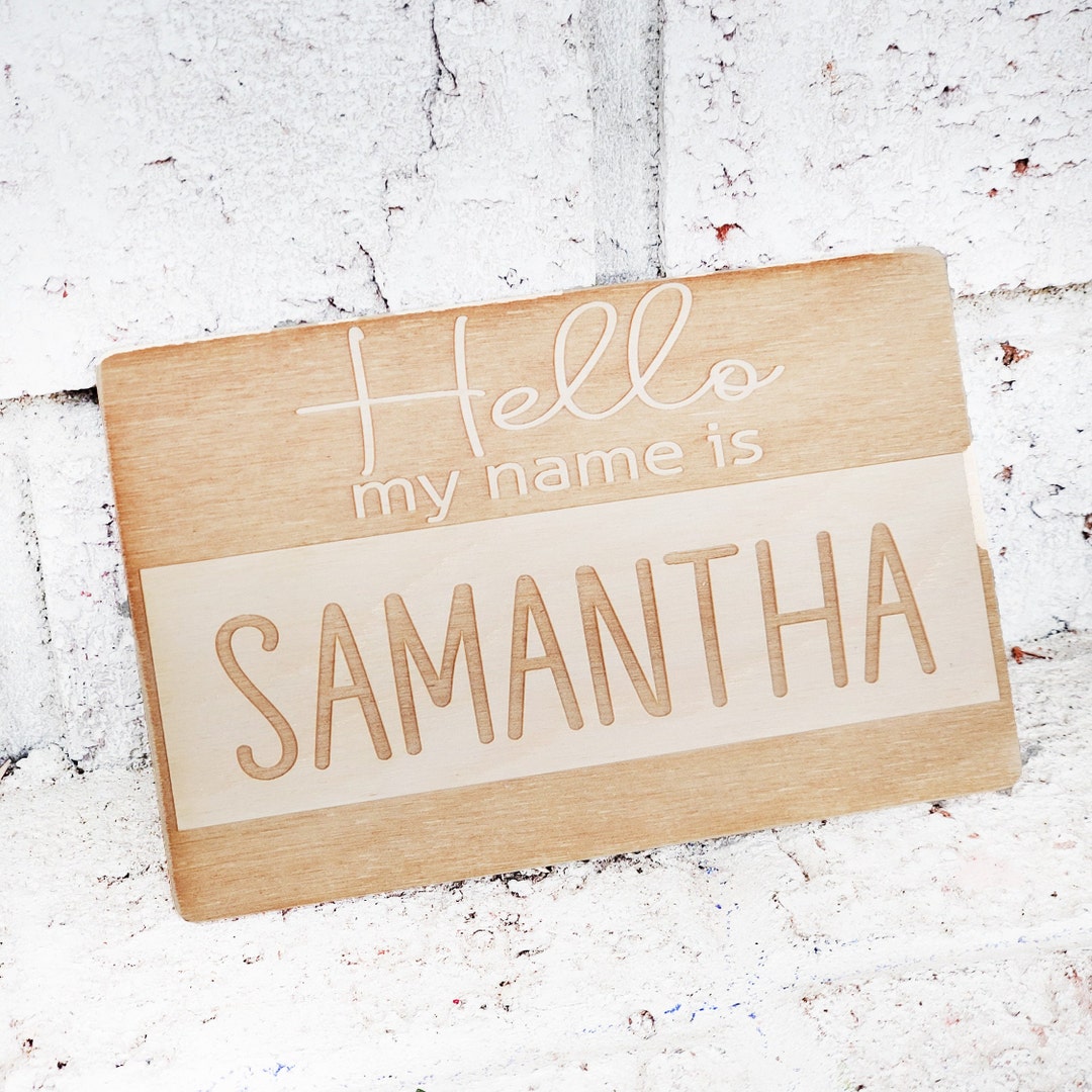 Hello Baby Photo Prop, Newborn Baby Wood Sign, Hospital Picture Prop ...