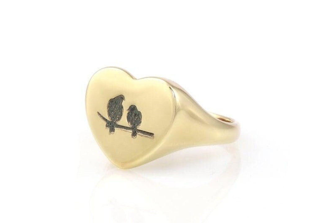 Hand Birds Ring Handmade Ring Man's Ring Sterling Silver Birds Ring ...
