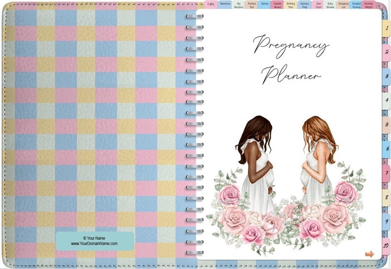 Pregnancy Planner Printable, Printable Pregnancy Journal, Pregnancy ...