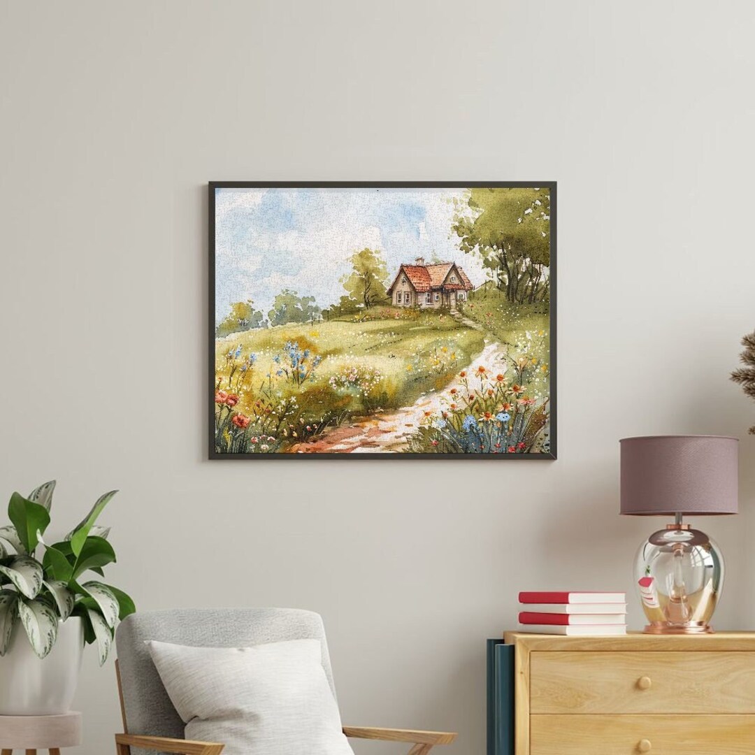 Paint by Numbers Kit DIY Cottagecore Prairie Meadow, Art for Mothers ...