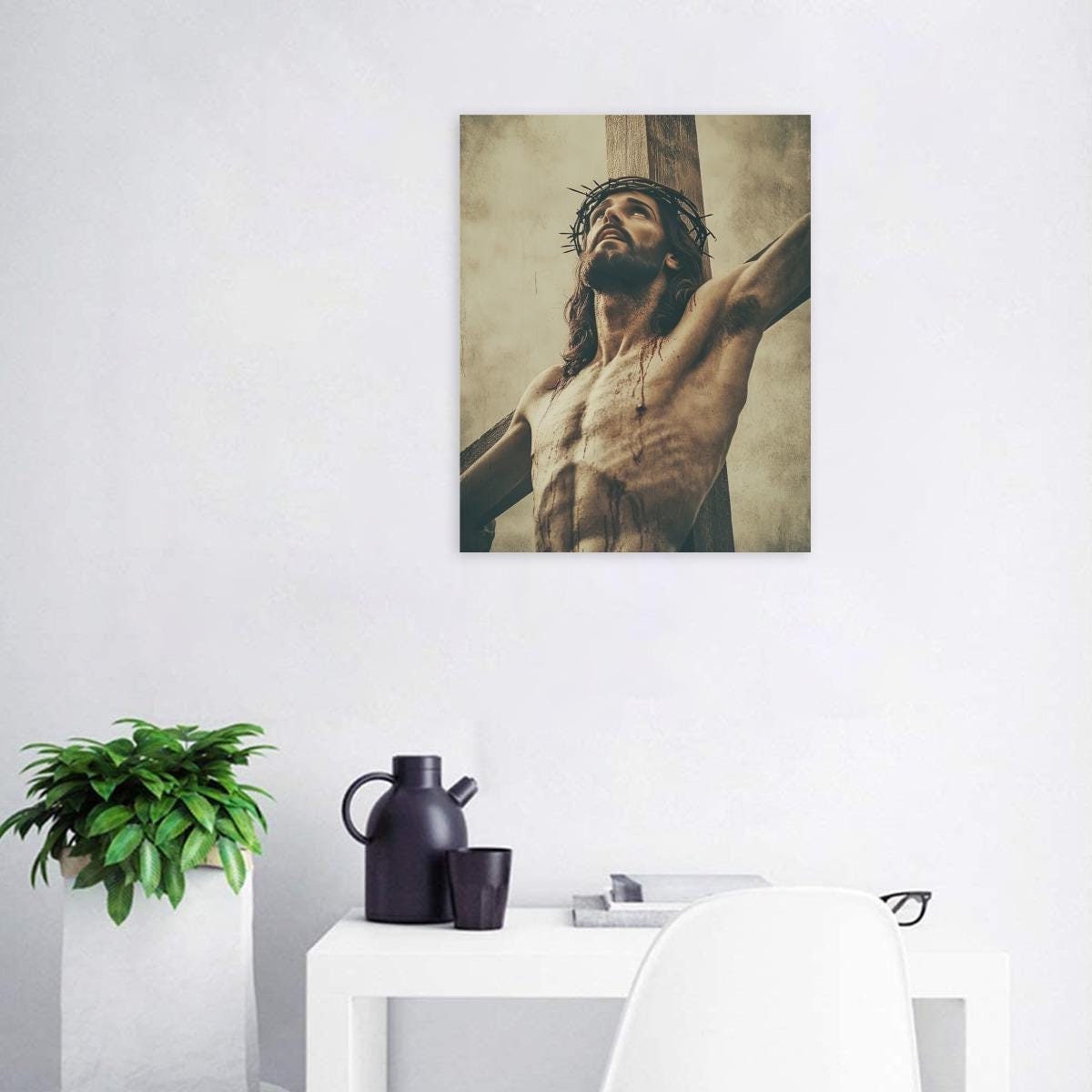Jesus Christ Crucifixion Paint by Numbers Kit, Religious Art DIY ...
