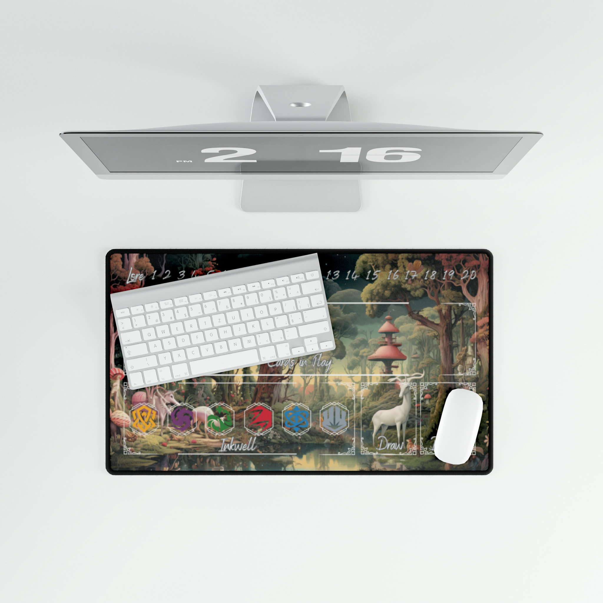 Lorcana Gaming Playmat With Zones, High-quality Tabletop Play Mat ...