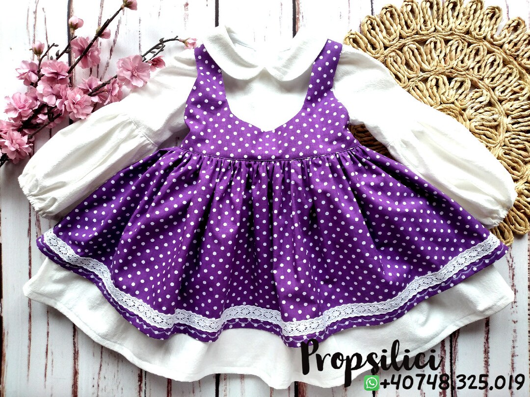 Dress Whit Pinafore Apron Girl Baby Girl Smash the Cake Linen Cotton ...