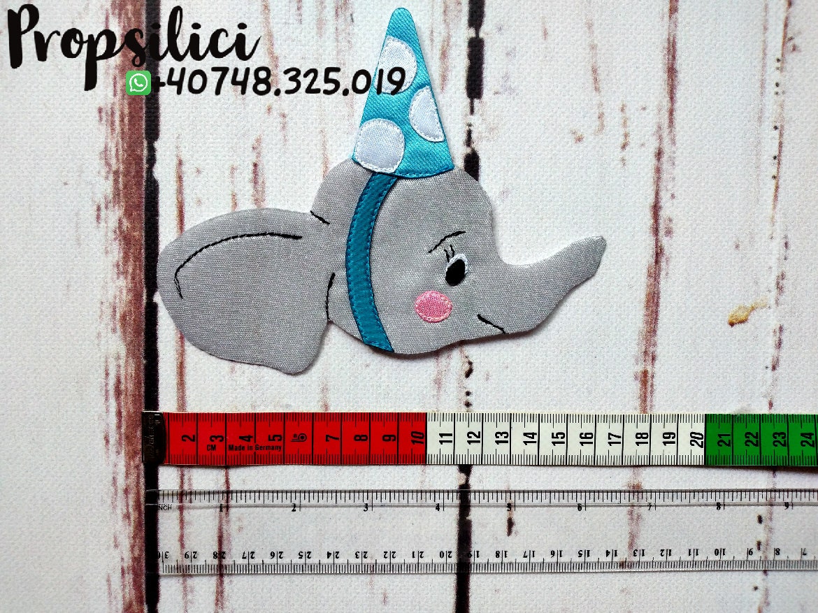 Elephant Patch Sewing Patch Applique Elephant Handmade - Etsy