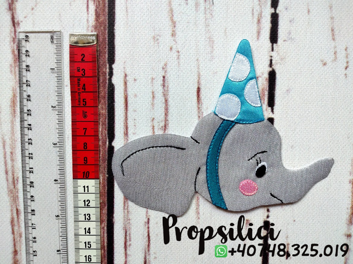 Elephant Patch Sewing Patch Applique Elephant Handmade - Etsy