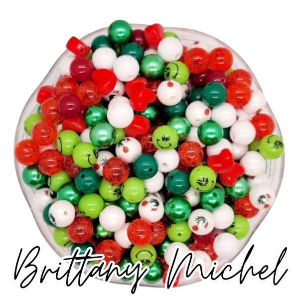 Grinch Beads - Etsy