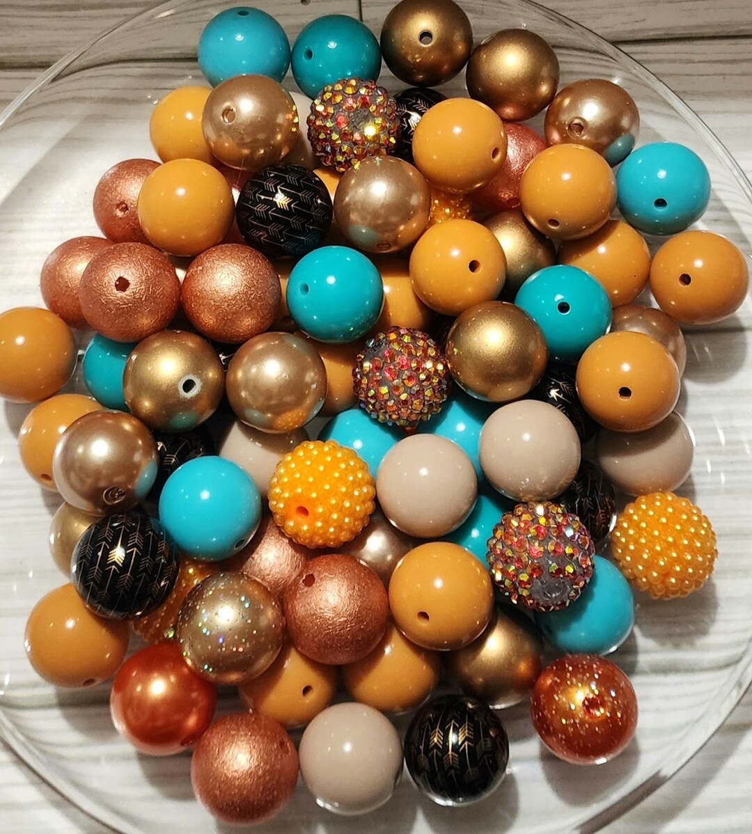 Pocahontas 20mm Bubblegum Beads Chunky Bead Mix Printed - Etsy