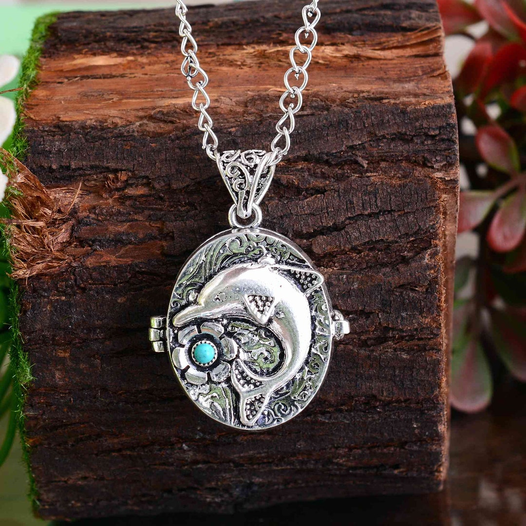 Vintage Poison Box Pendant, Handmade Poison Box Pendant, Pill Box ...